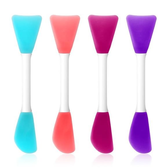 Skincare | Silicone Face Mask Applicator 4 Pcs Doubleend Mask Brushes ...